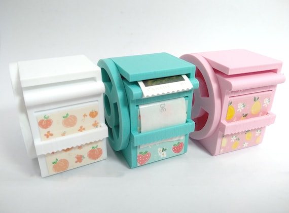 Postage Stamp Dispenser Holds 50 100 Stamp Coil Desktop - Etsy