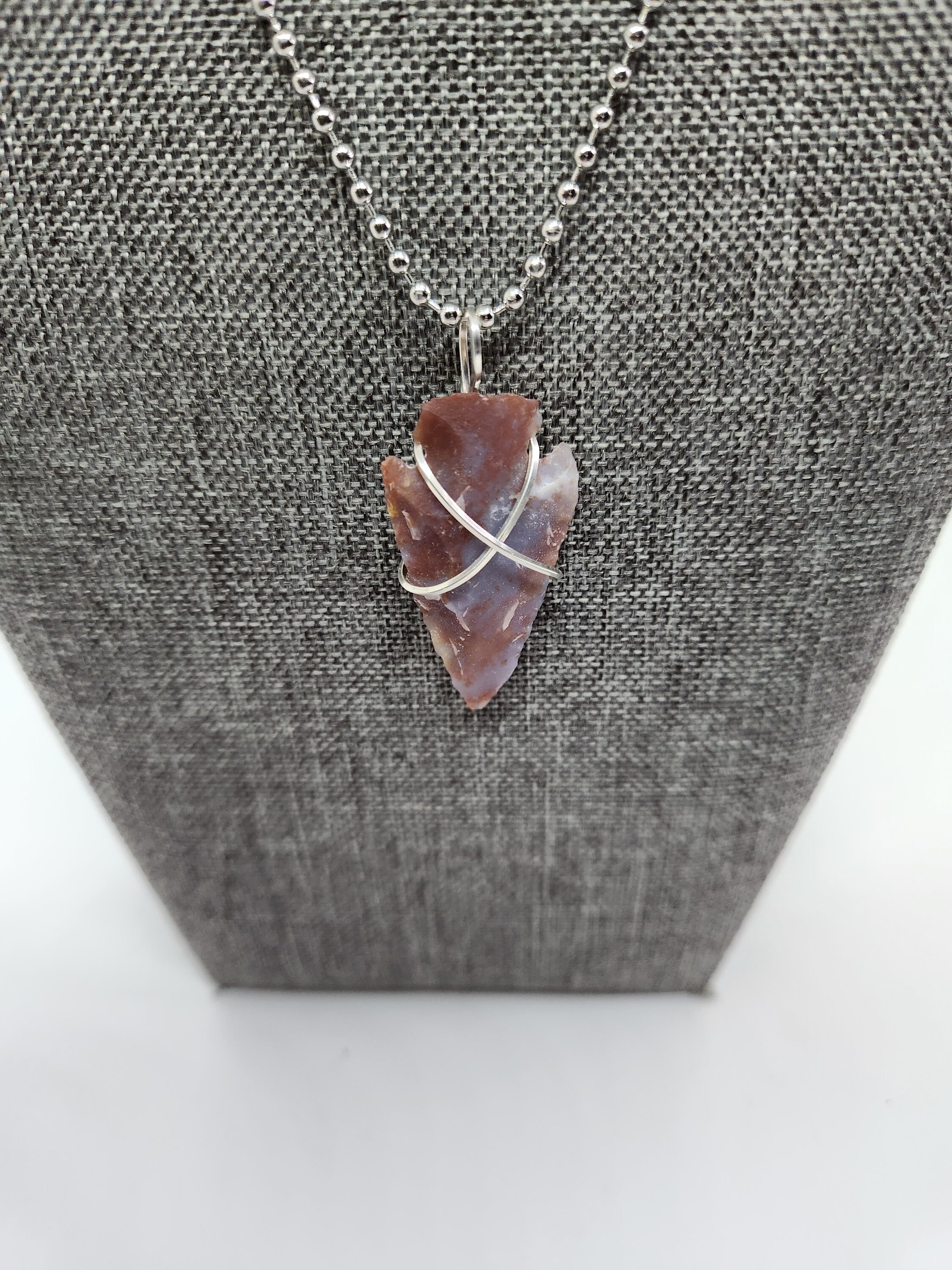 Arrowhead Jewelry Sterling Silver Necklace Ball Chain - Etsy