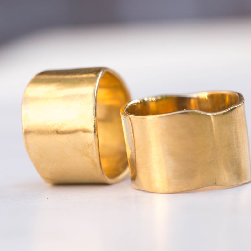 Cigar Band Rings - Etsy