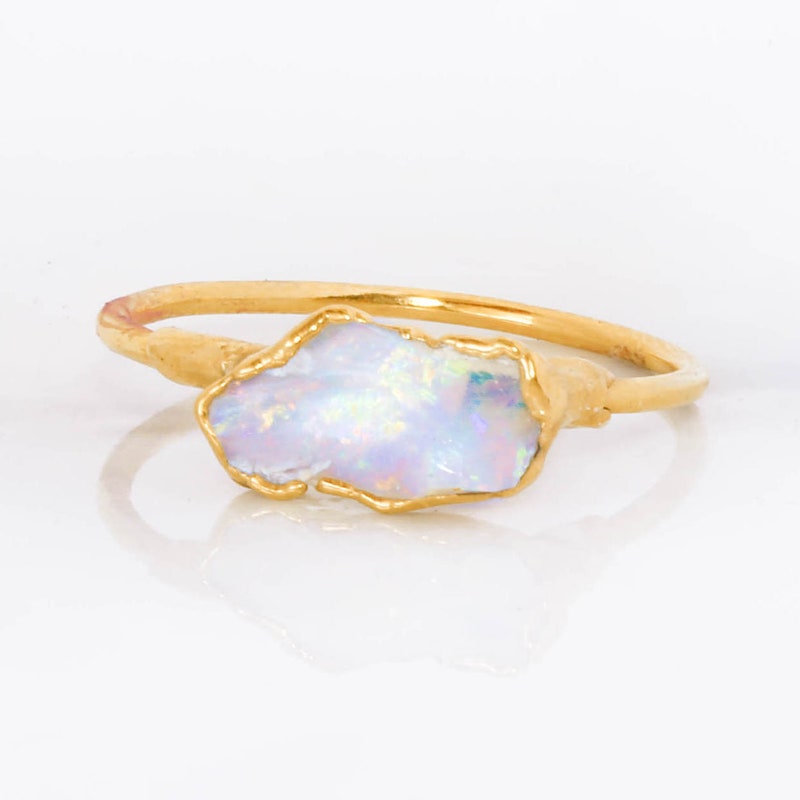 Genuine Opal Ring - Etsy