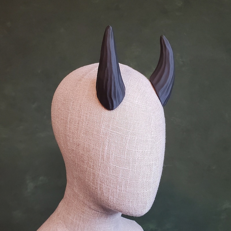 Black Demon Horns Cosplay - Etsy