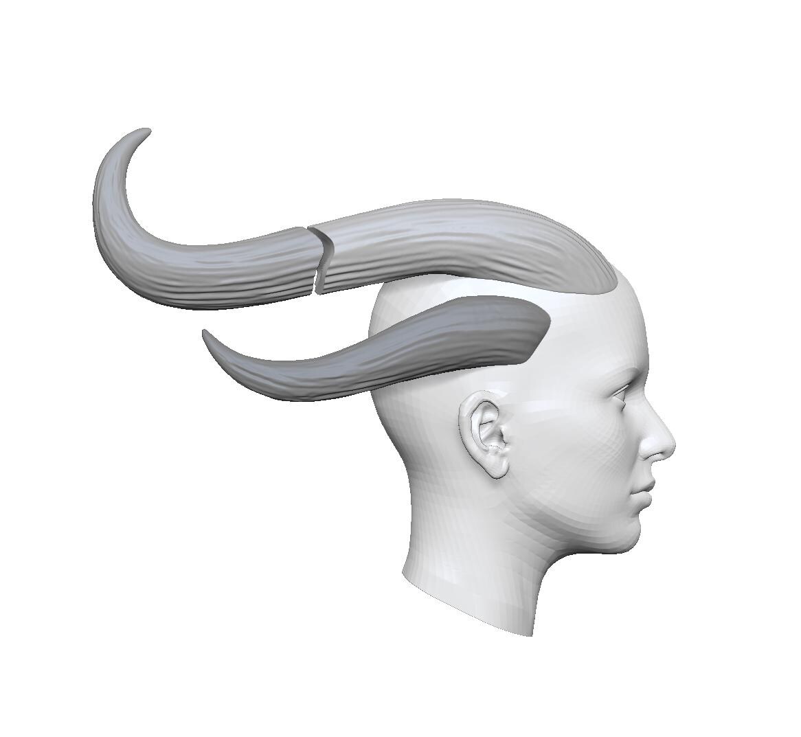 Digital 3D Model for Shapeshifter Horns | Flemeth - Etsy