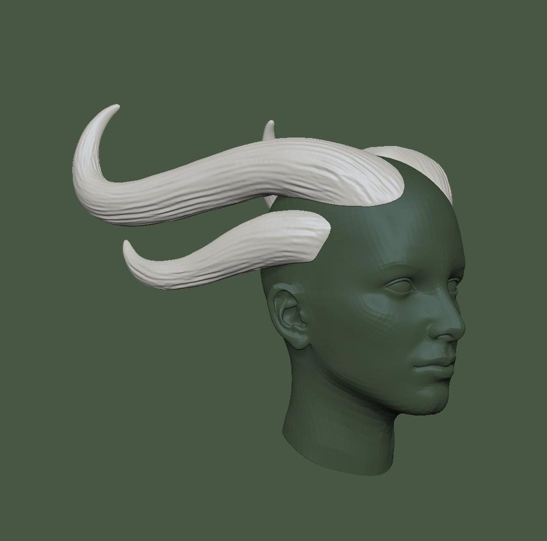 Digital 3D Model for Shapeshifter Horns | Flemeth - Etsy