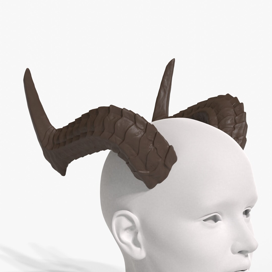 Digital 3D Model for Archdemon Horns Violet - Etsy