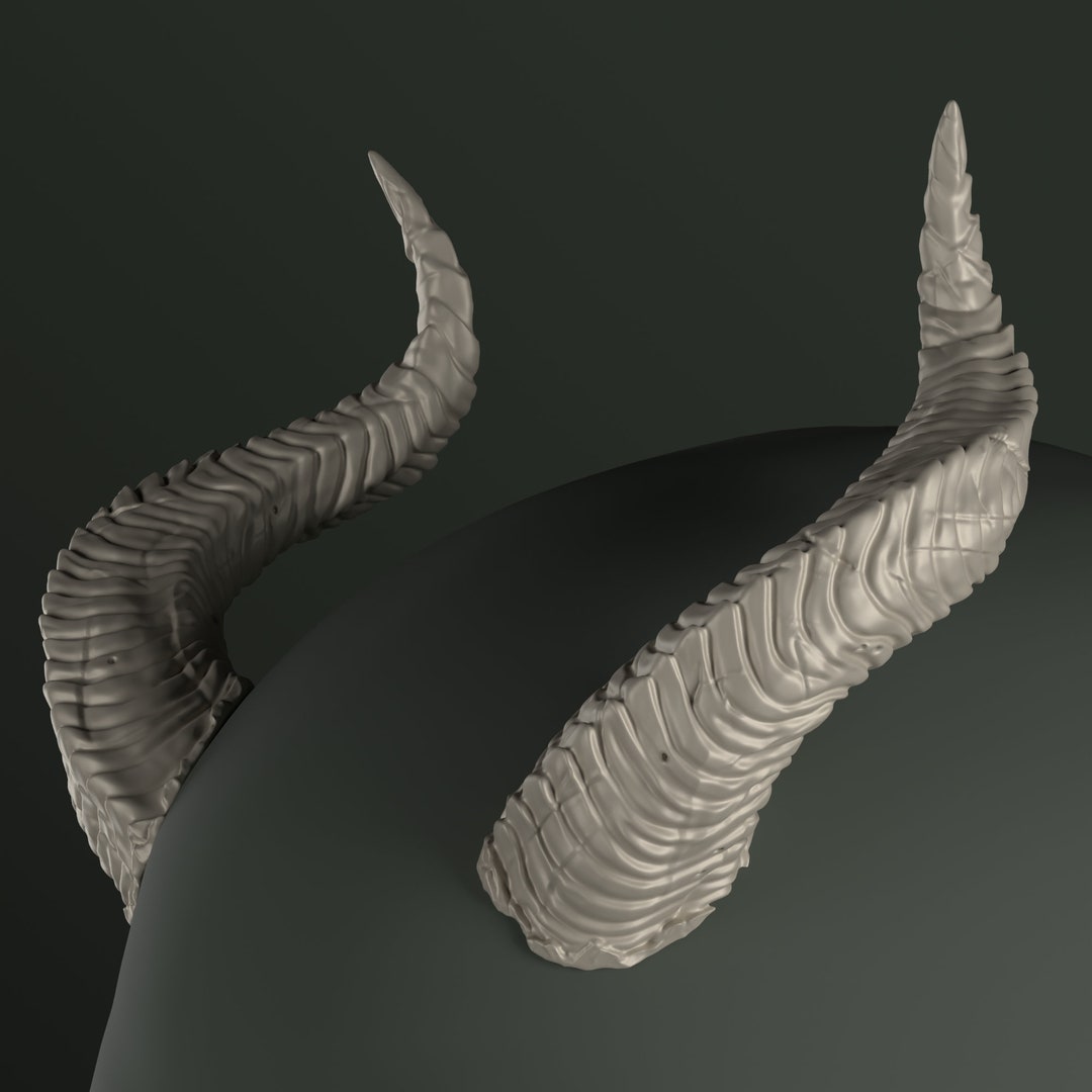 Digital 3D Model for Horns | Tasha - Etsy