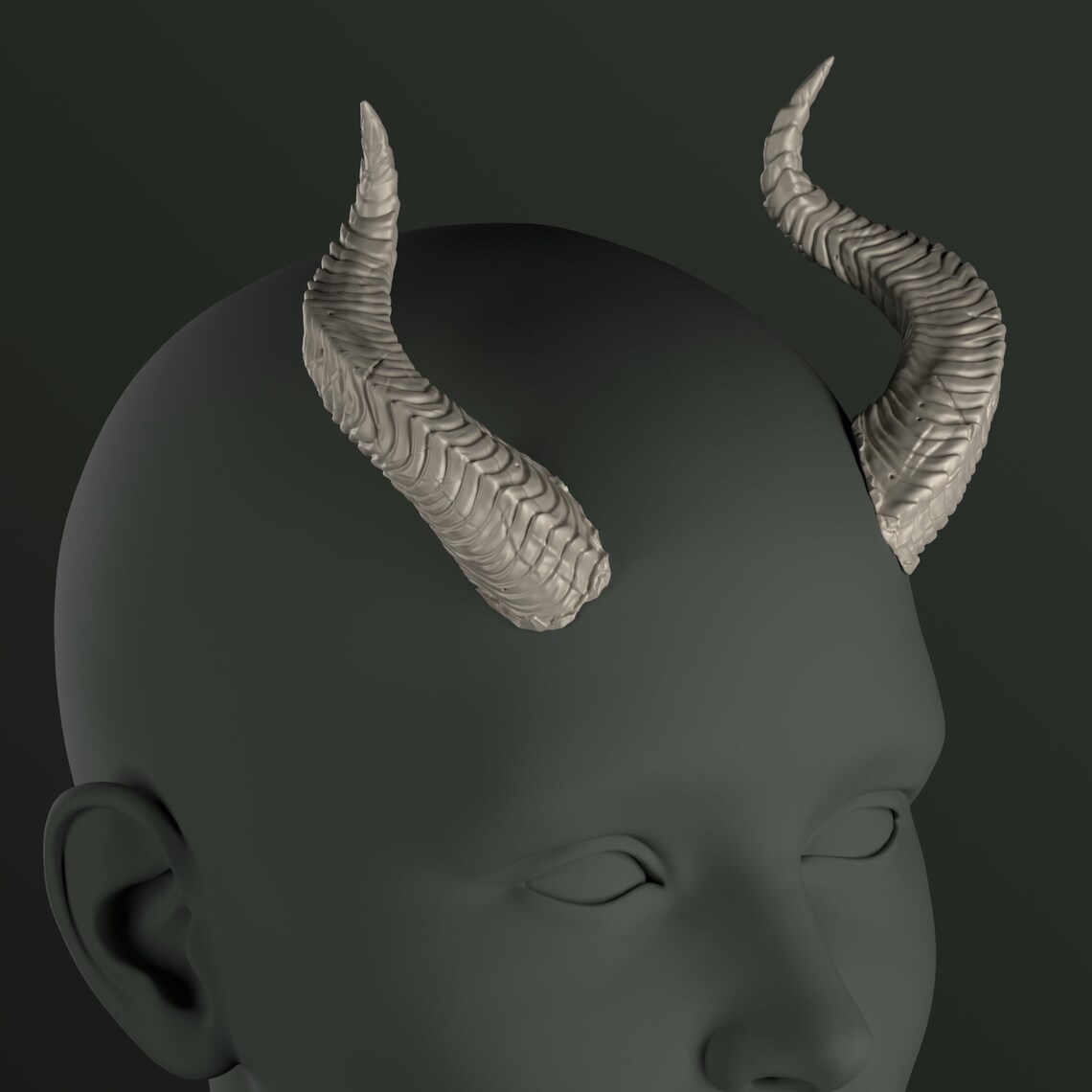 Digital 3D Model for Horns | Tasha - Etsy