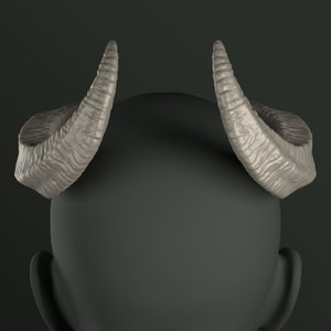 Digital 3D Model for Large Wavy Horns | Kolsun - Etsy UK