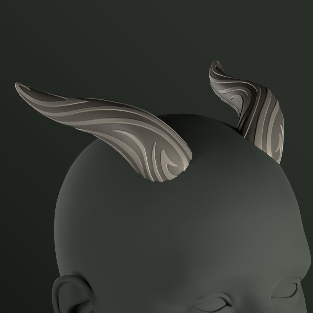 Digital 3D Model for Medium Horns | Opal - Etsy