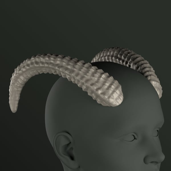 Curved Horns Pattern - Etsy