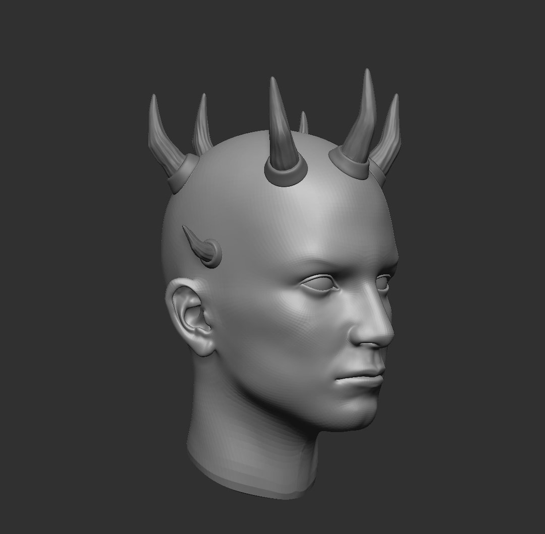 Digital 3D Model for Alien Horns | Zabrack - Etsy