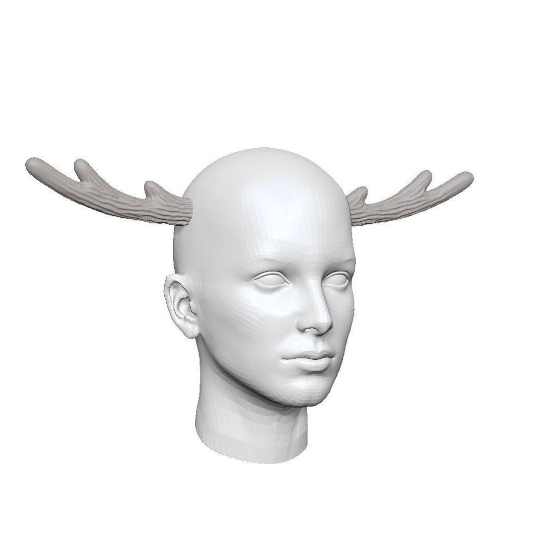 Noko 3D Printed Textured Anime Antlers - Etsy