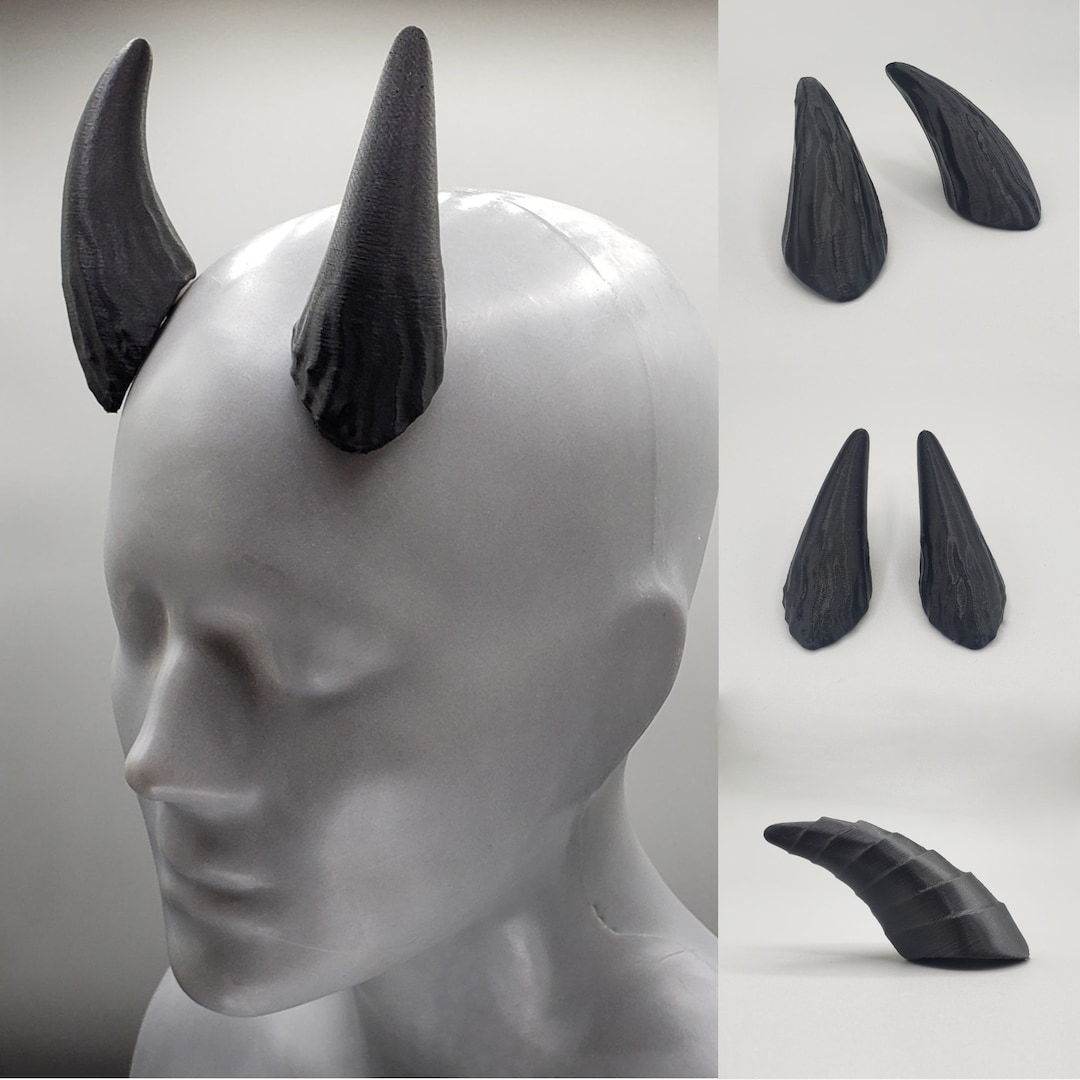 Medium DIY 3D Printed Devil Horns Miranda - Etsy