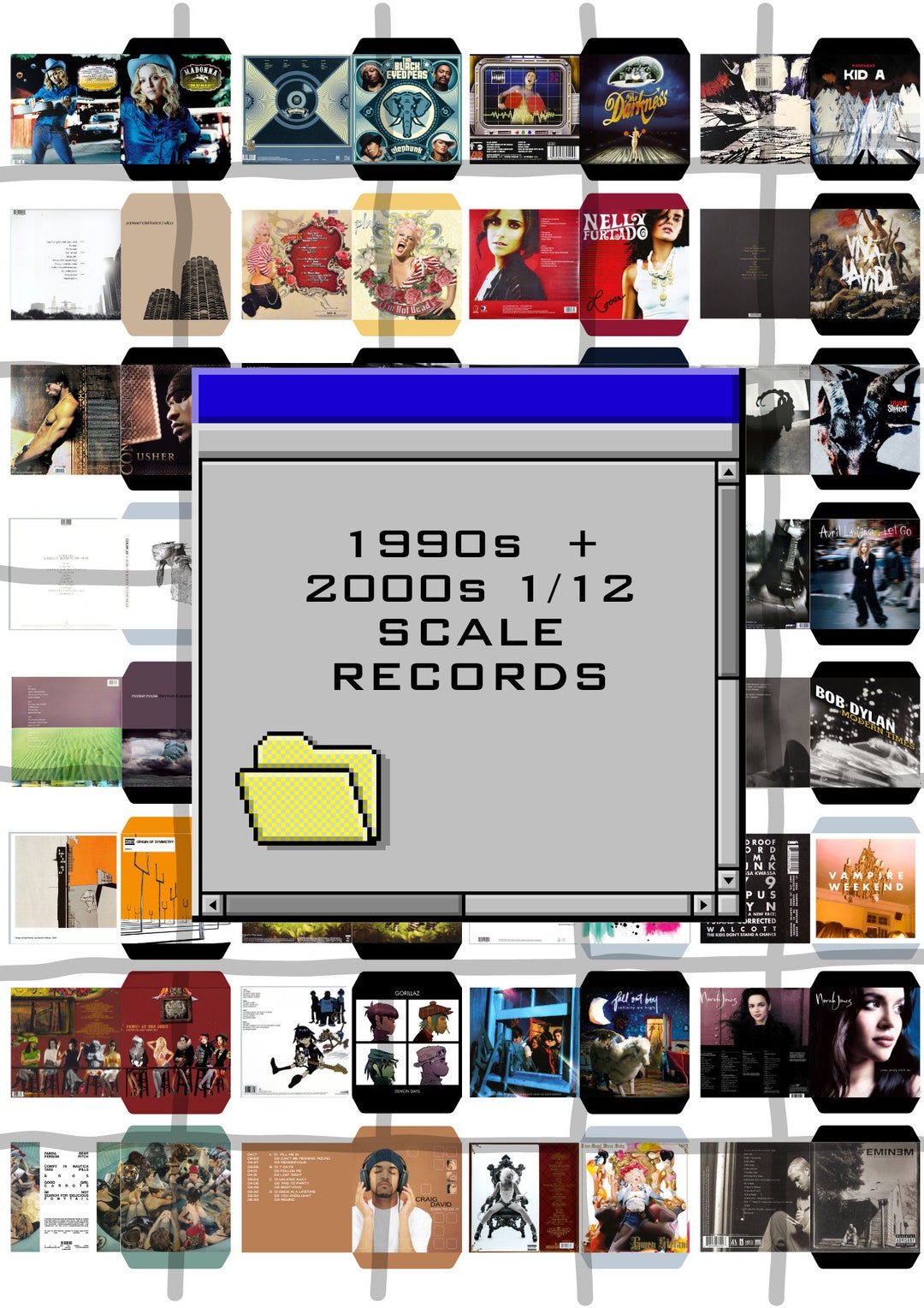 160 12th 1:12 Scale 1990s & 2000s Miniature Printable Dollhouse ...