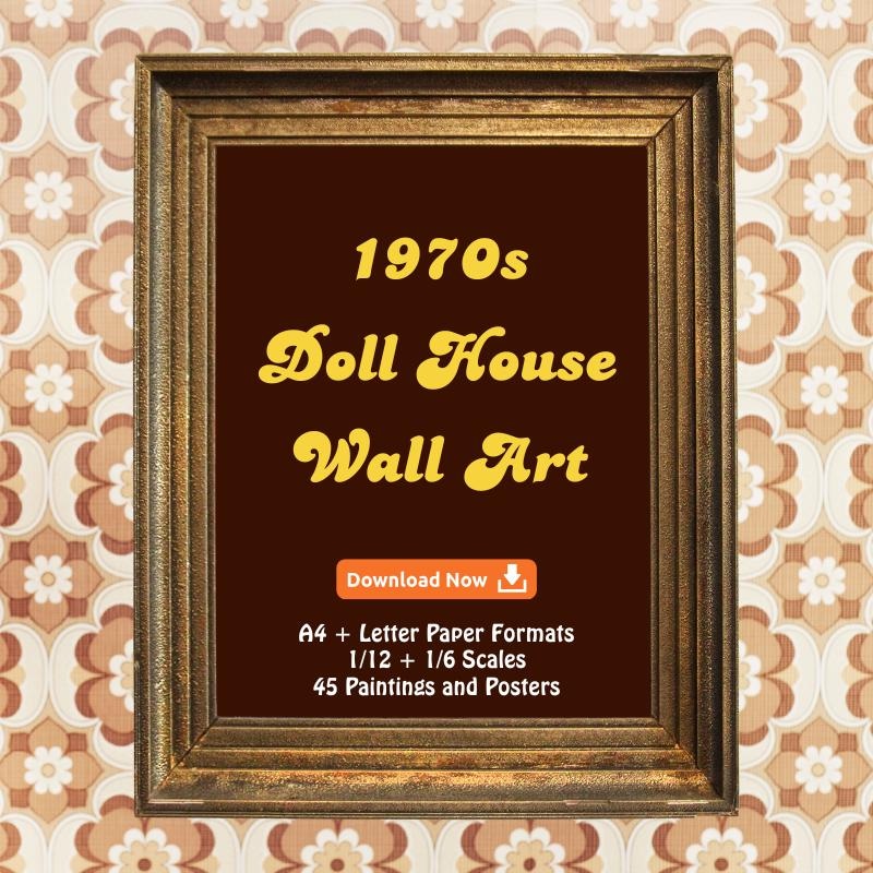 Dollhouse Art Retro - Etsy UK