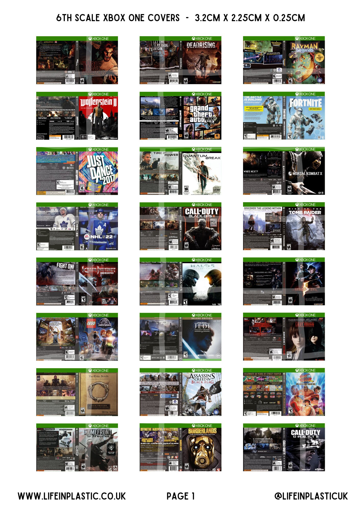 Miniature Xbox 1/6 6th Scale Printable DIY Fashion Doll & Action Figure ...