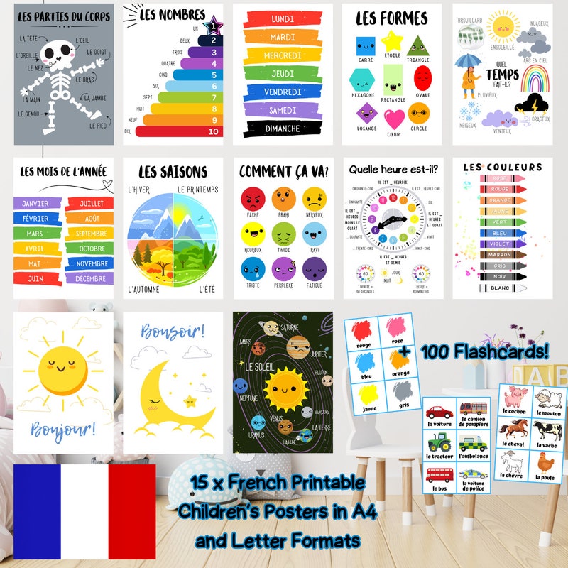 French Language Posters - Etsy