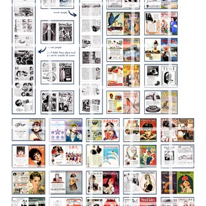 1920s Miniature Magazine Covers - 12th + 6th Scale for Dollhouse ...