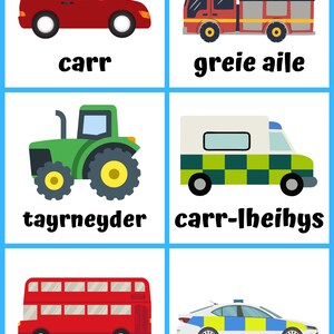 Manx Gaelic Language Printable Educational Classroom / Nursery Posters ...