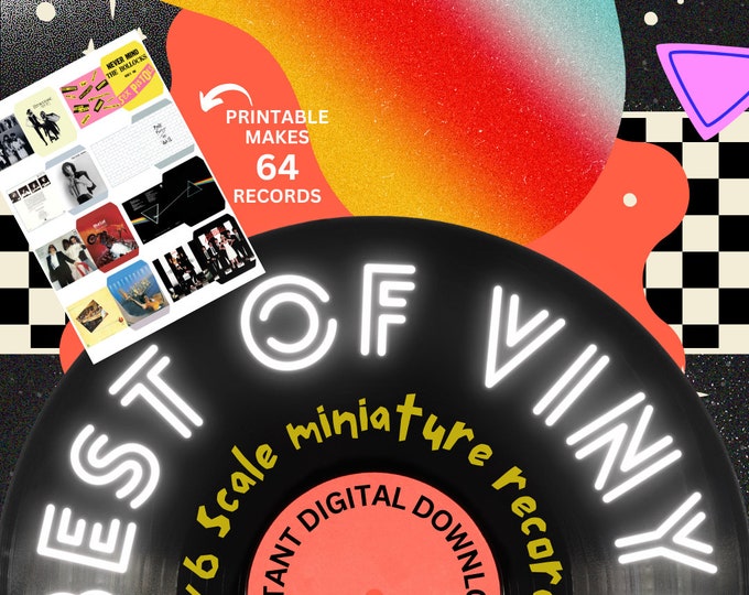 160 12th 1:12 Scale 1970s & 1980s Miniature Printable Dollhouse ...