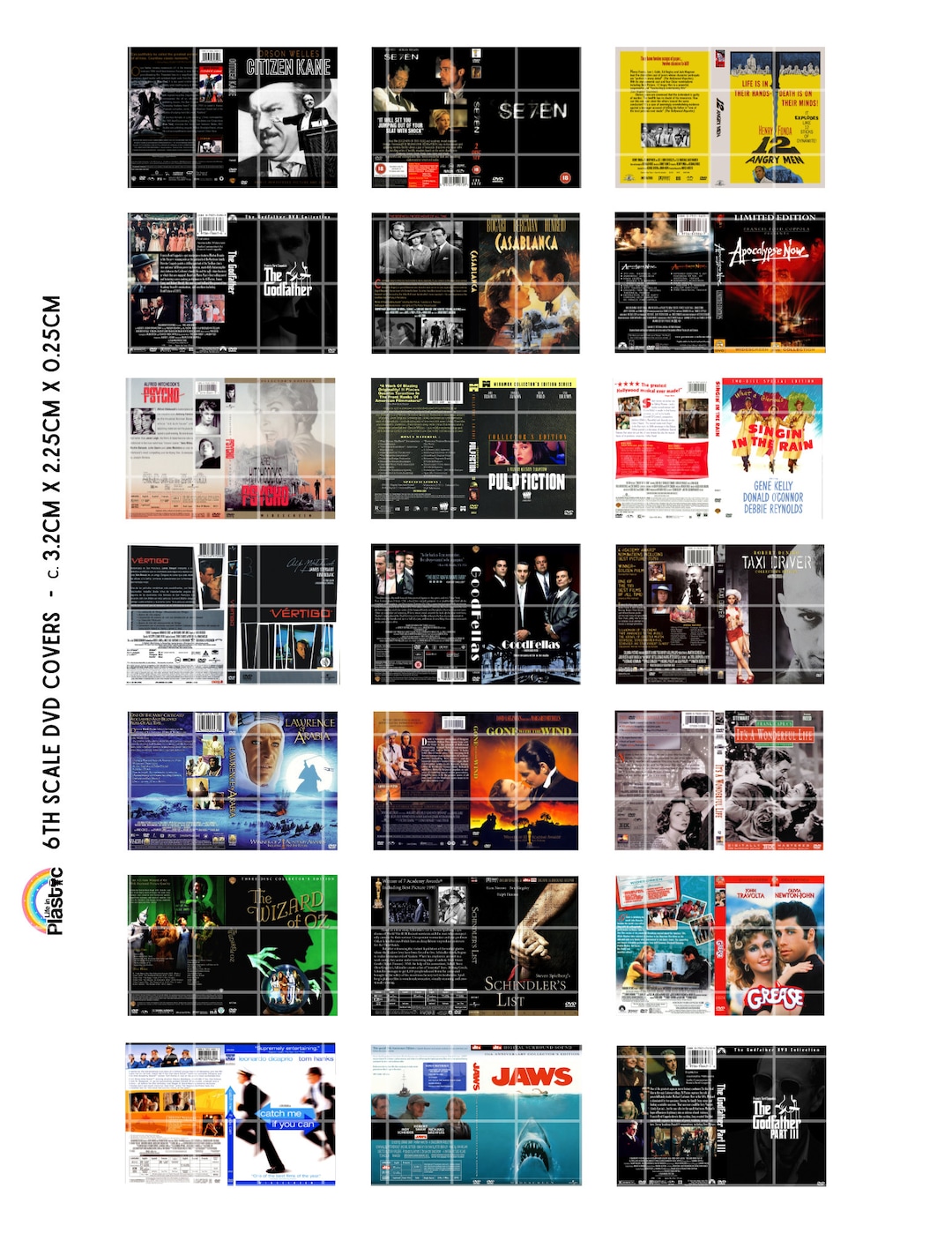 6th 1:6 Scale 100 Miniature Download Printable Dollhouse / Action ...