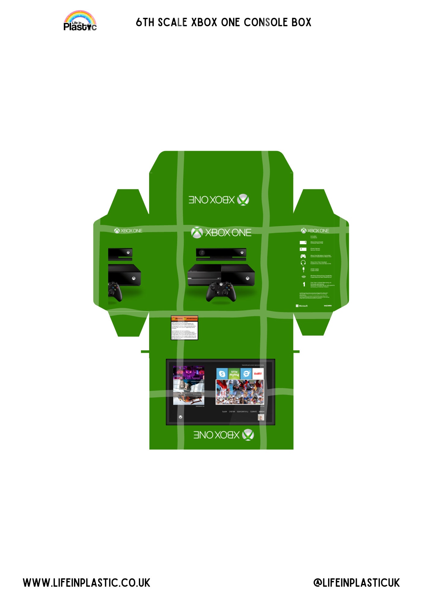 Miniature Xbox 1/6 6th Scale Printable DIY Fashion Doll & Action Figure ...