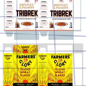 1940s WW2 Groceries - Miniature Food Packaging Printable Download - for ...