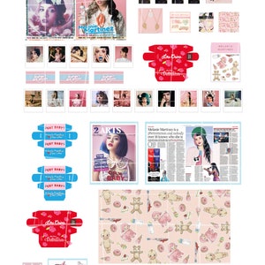 Miniature Melanie Martinez Inspired Printable Merch in 12th and 6th ...