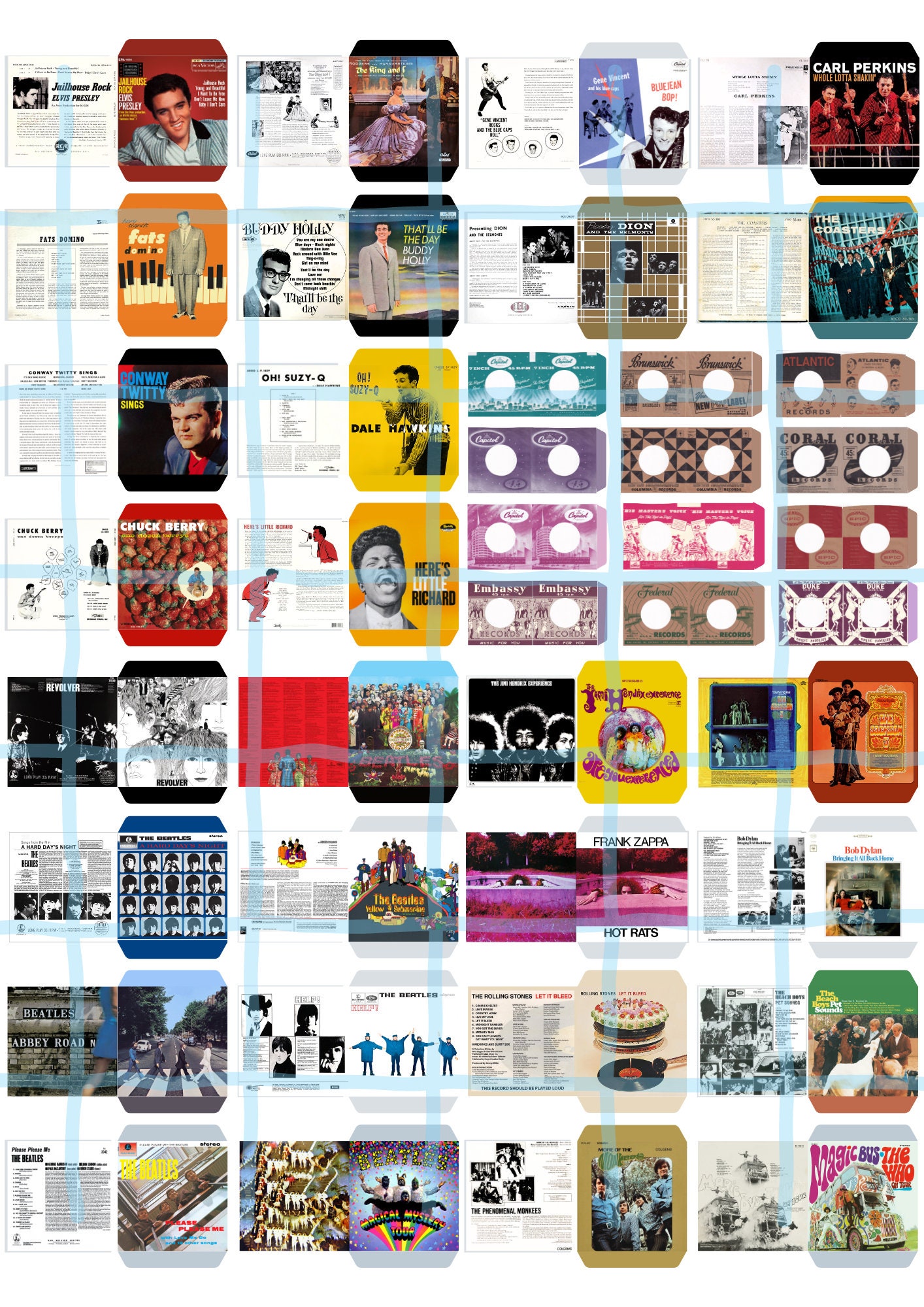 160 12th 1:12 Scale 1950s & 1960s Miniature Printable Dollhouse ...