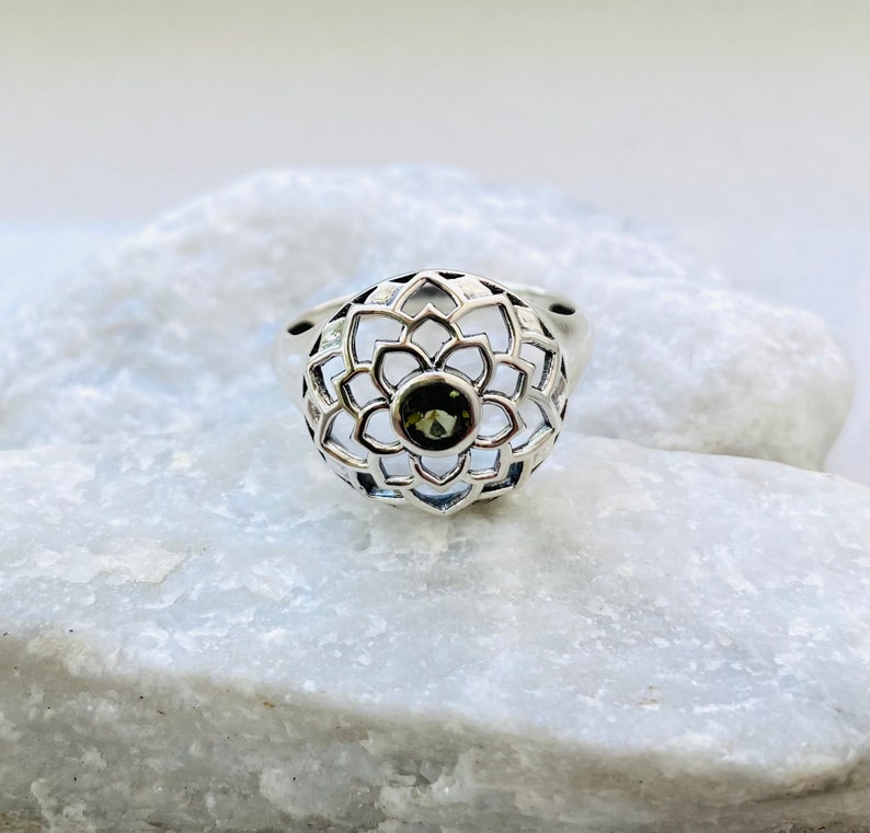 CELTIC LOTUS FLOWER Very Rare Genuine Natural Faceted - Etsy