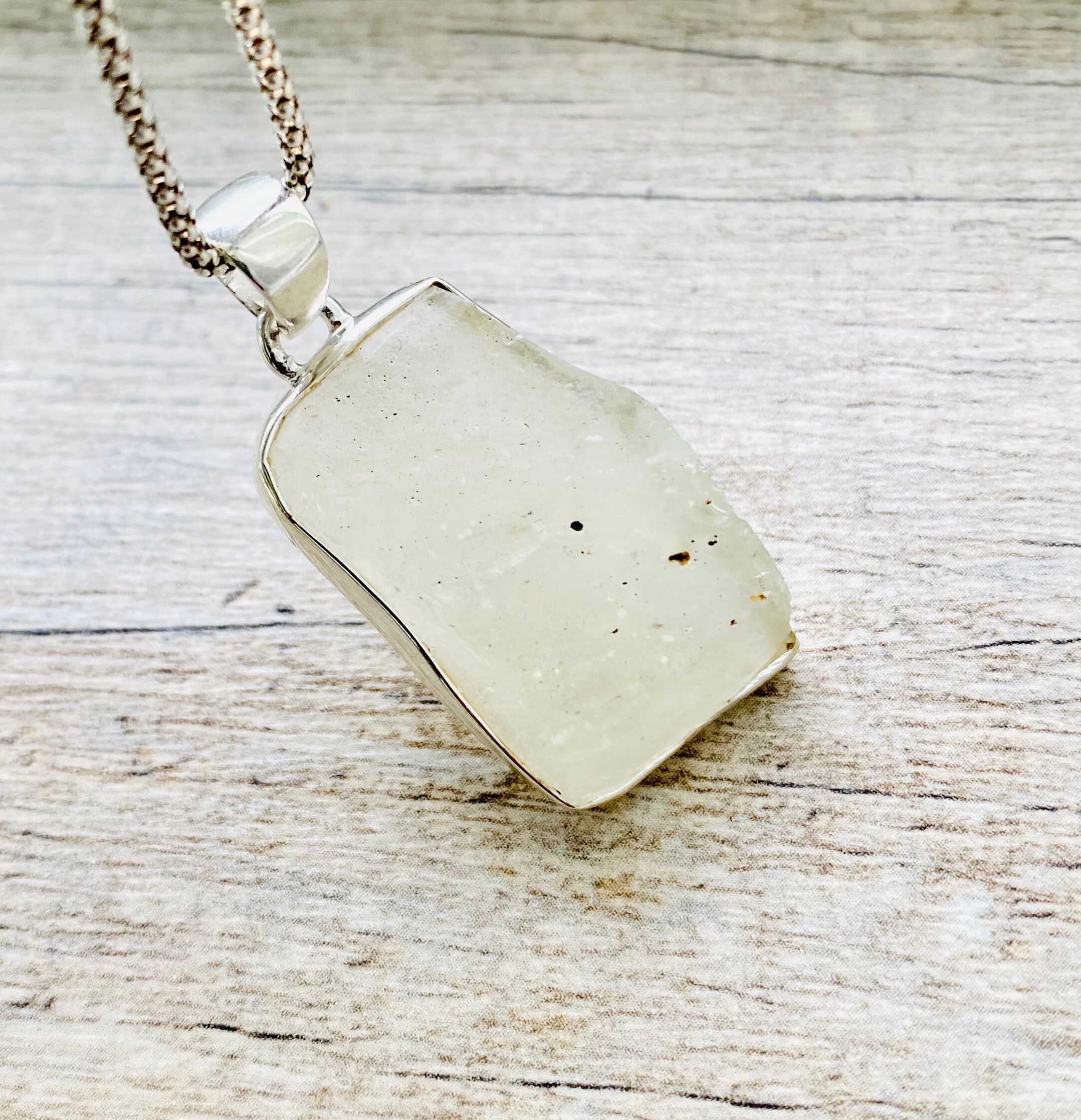 Very Rare Natural Raw Libyan Desert Glass Pendant, Golden Tektite ...