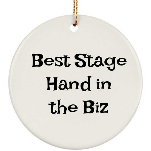 Stage Hand Ornament - Etsy