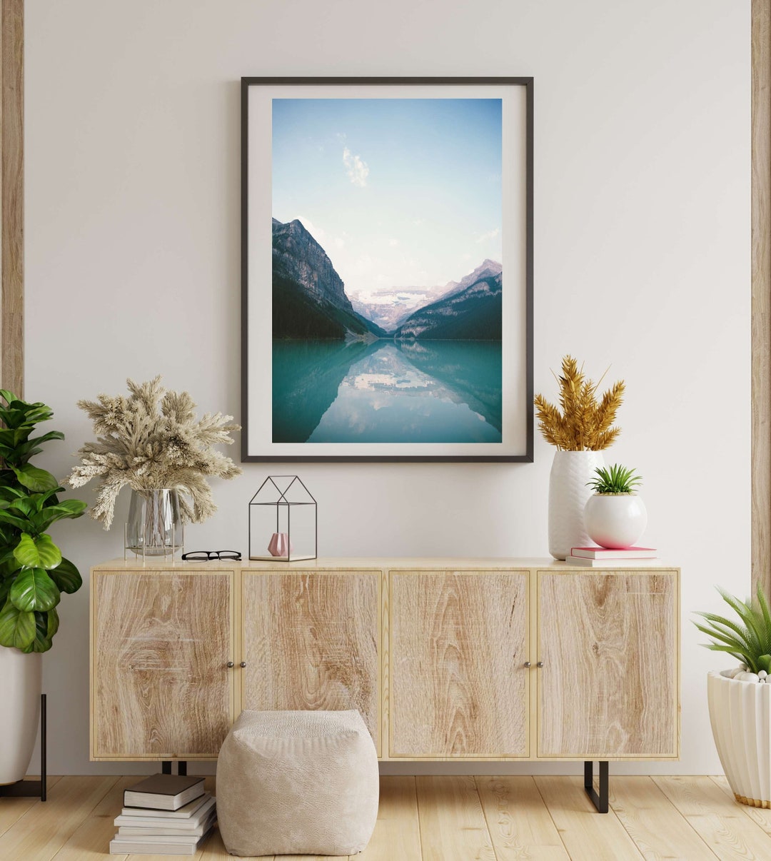 Emerald Lake Poster Water Mountains Banff National Park Nature - Etsy