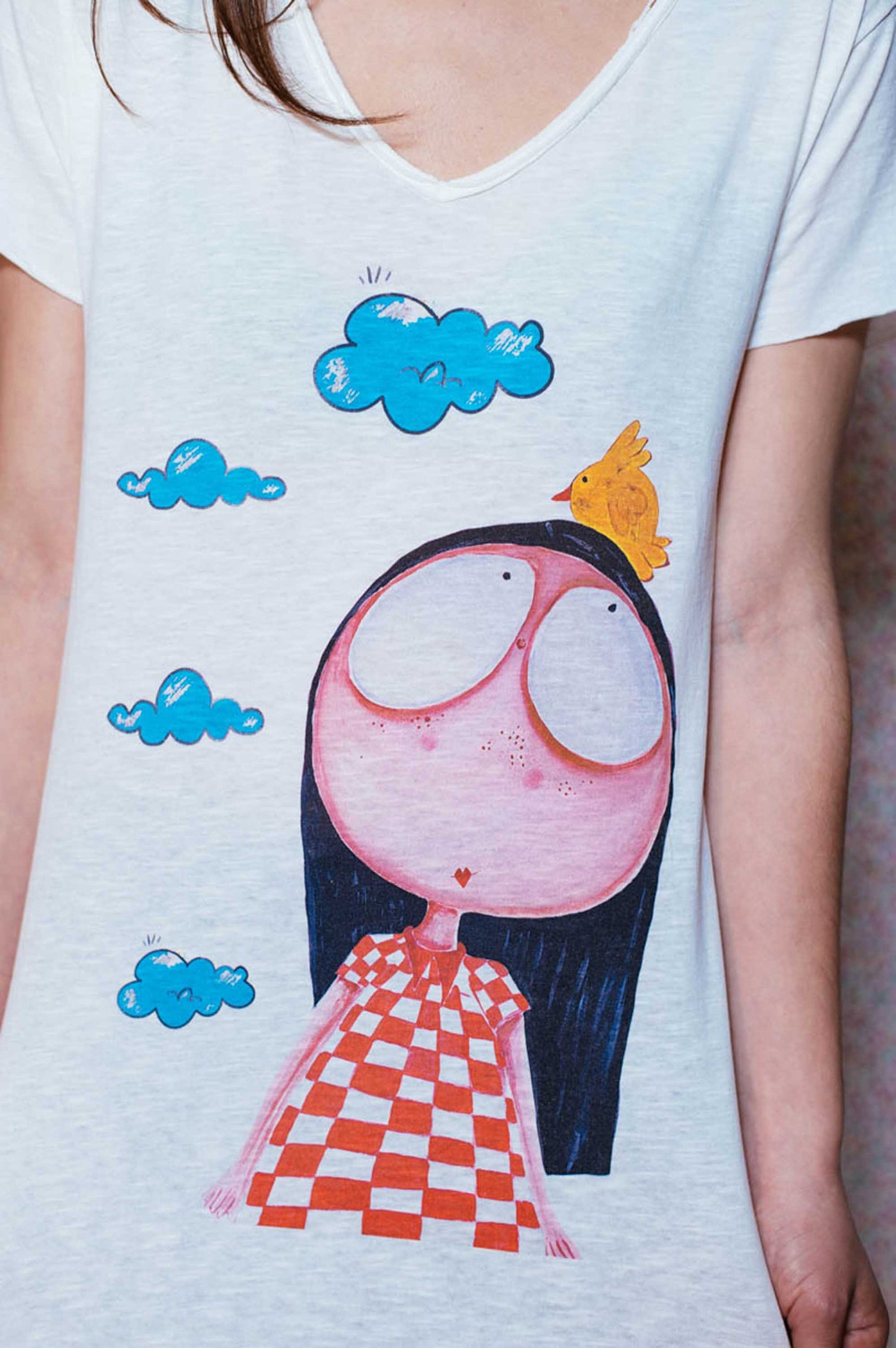 Cute shirt for women Cute graphic tee for teens Artsy shirt | Etsy