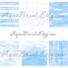 Blue Paint Digital Watercolor Paper Commercial Use Hand - Etsy