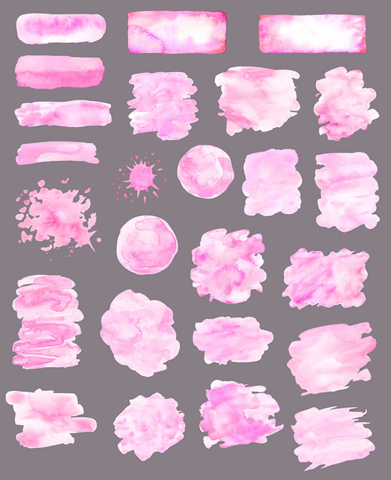 Pink Watercolor Background Blush - Commercial Use Digital Clipart ...