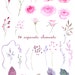 Watercolor Clipart Romantic Roses Commercial Use Watercolour - Etsy