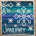 Pattern: Temperature Blanket - Whole Year - Etsy