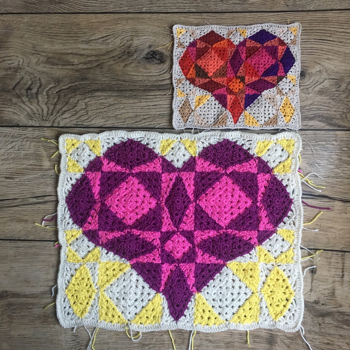 Pattern: Mosaic Heart - Etsy