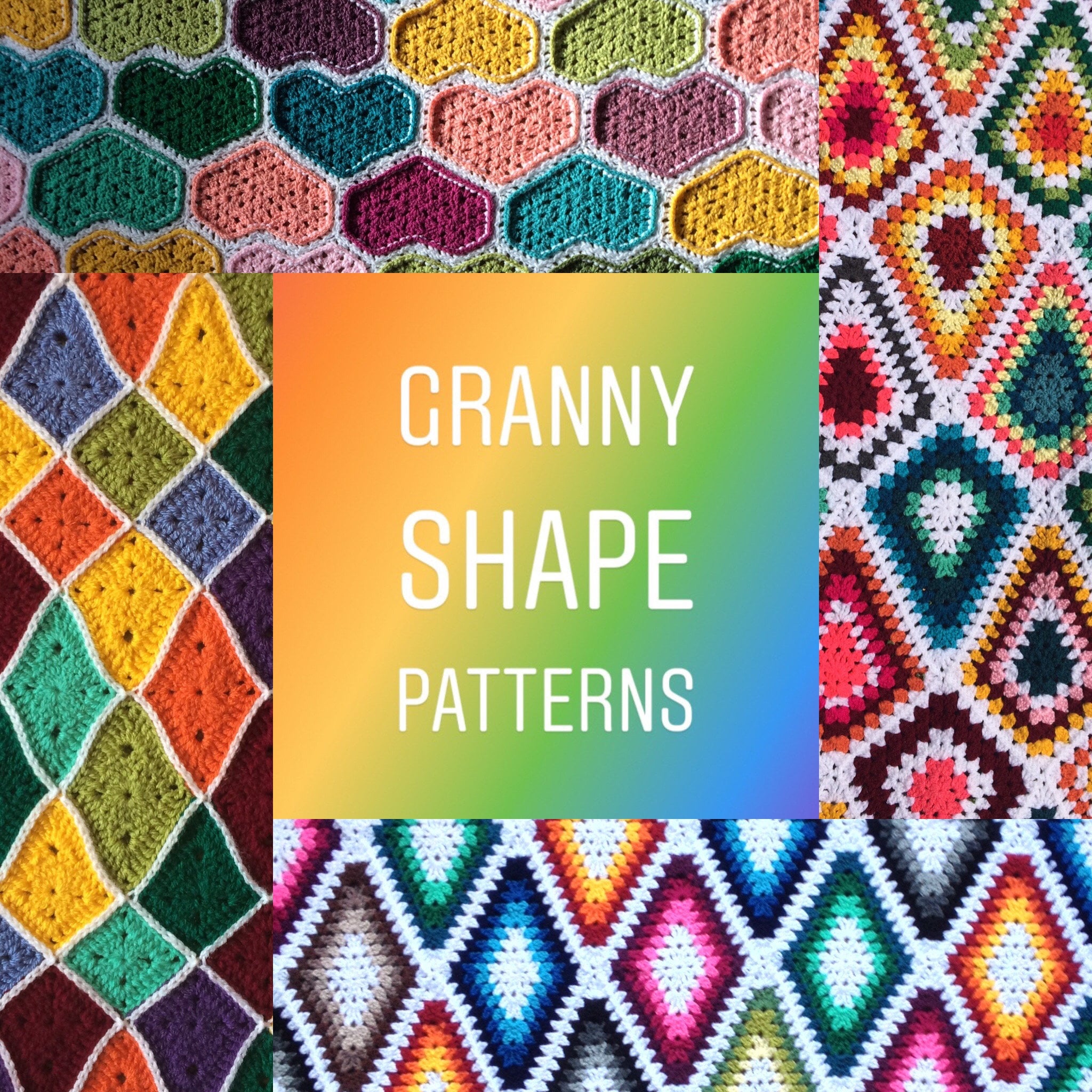 Pattern Bundle: Granny Shape Patterns - Etsy