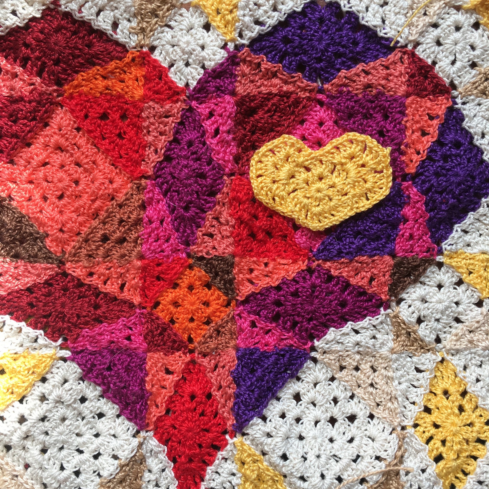 Pattern: Mosaic Heart - Etsy