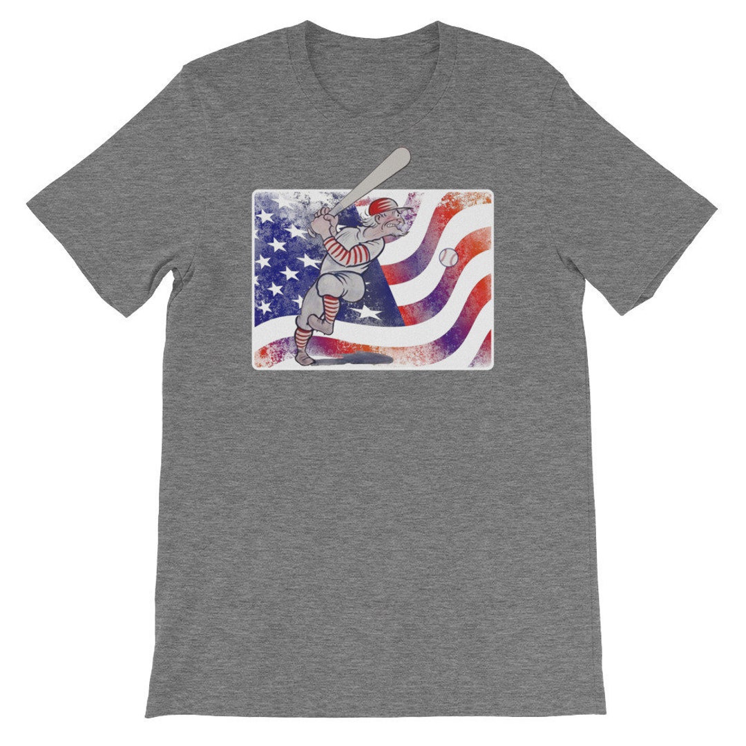 USA 4TH OF JULY Uncle Sam Shirts-baseball American Flag Tee Short ...