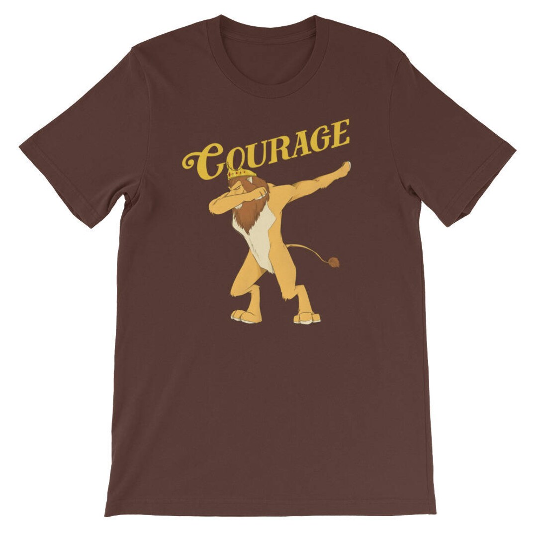 Cowardly Lion Dab T-shirt – Wizard of Oz Courage Tee - Etsy