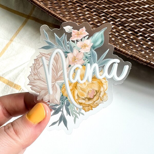 Cute Nana Decal - Etsy