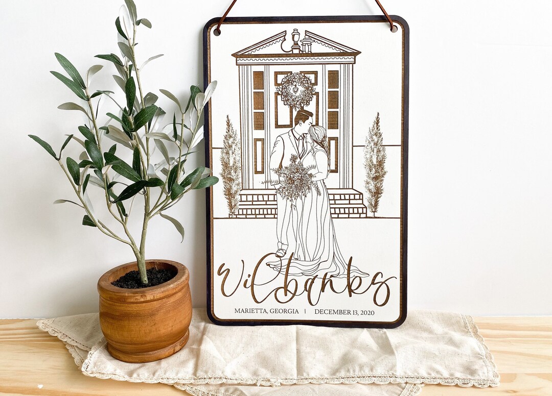 Line Drawing Sign. Portraits. Family Portraits. Family - Etsy