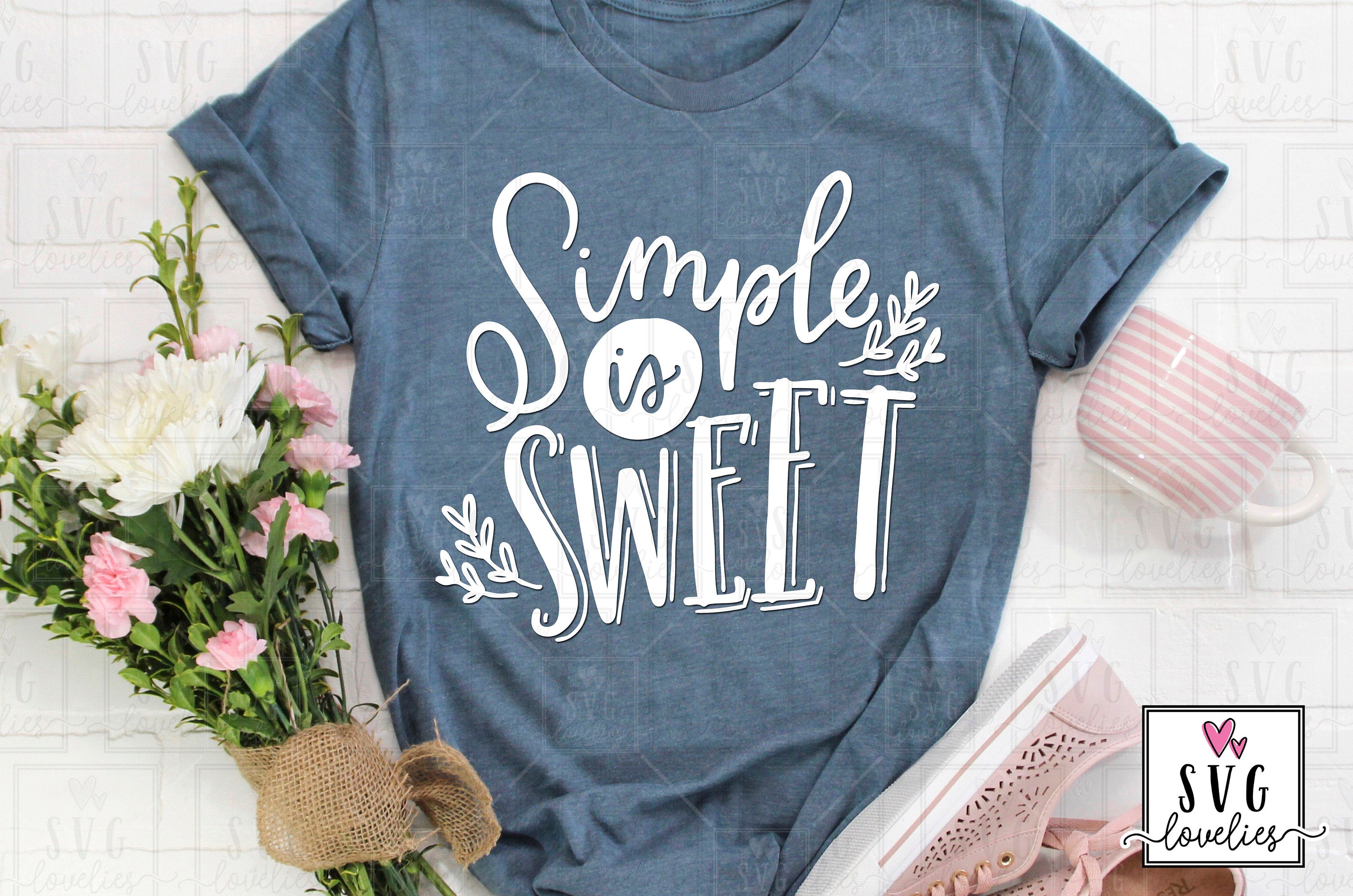 SVG Cut File, Simple is Sweet, Silhouette Svg, Cricut Svg, Svg Vinyl ...