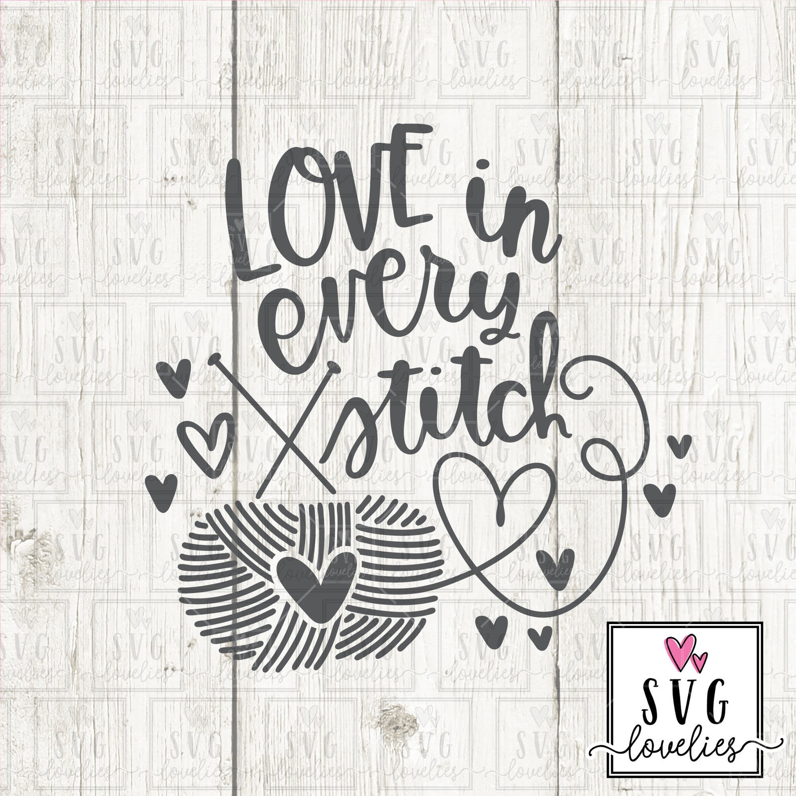 SVG Cut File,love in Every Stitch, Silhouette Svg, Cricut Svg, Svg ...