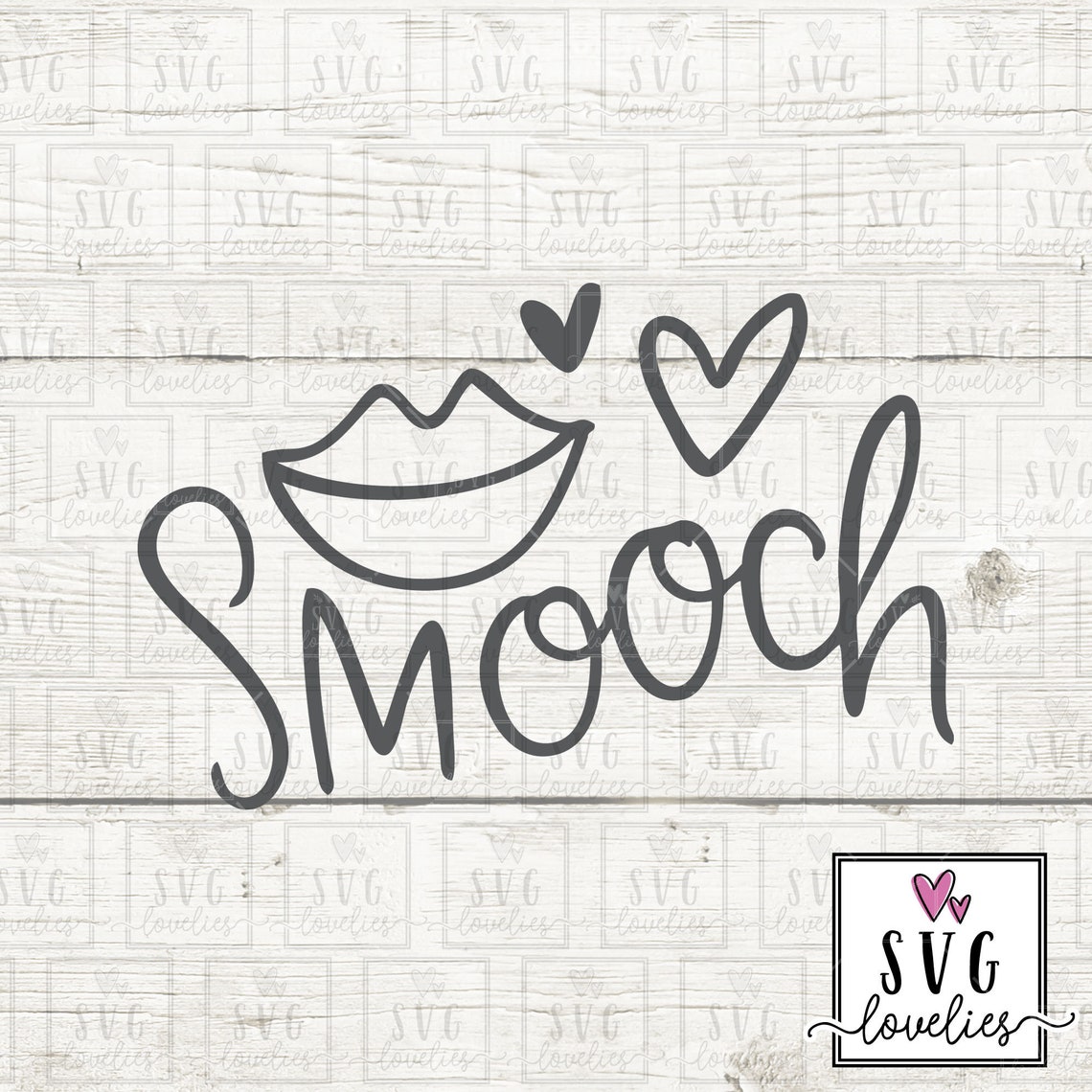 SVG Cut File Smooch Silhouette Svg Cricut Svg Svg Vinyl | Etsy