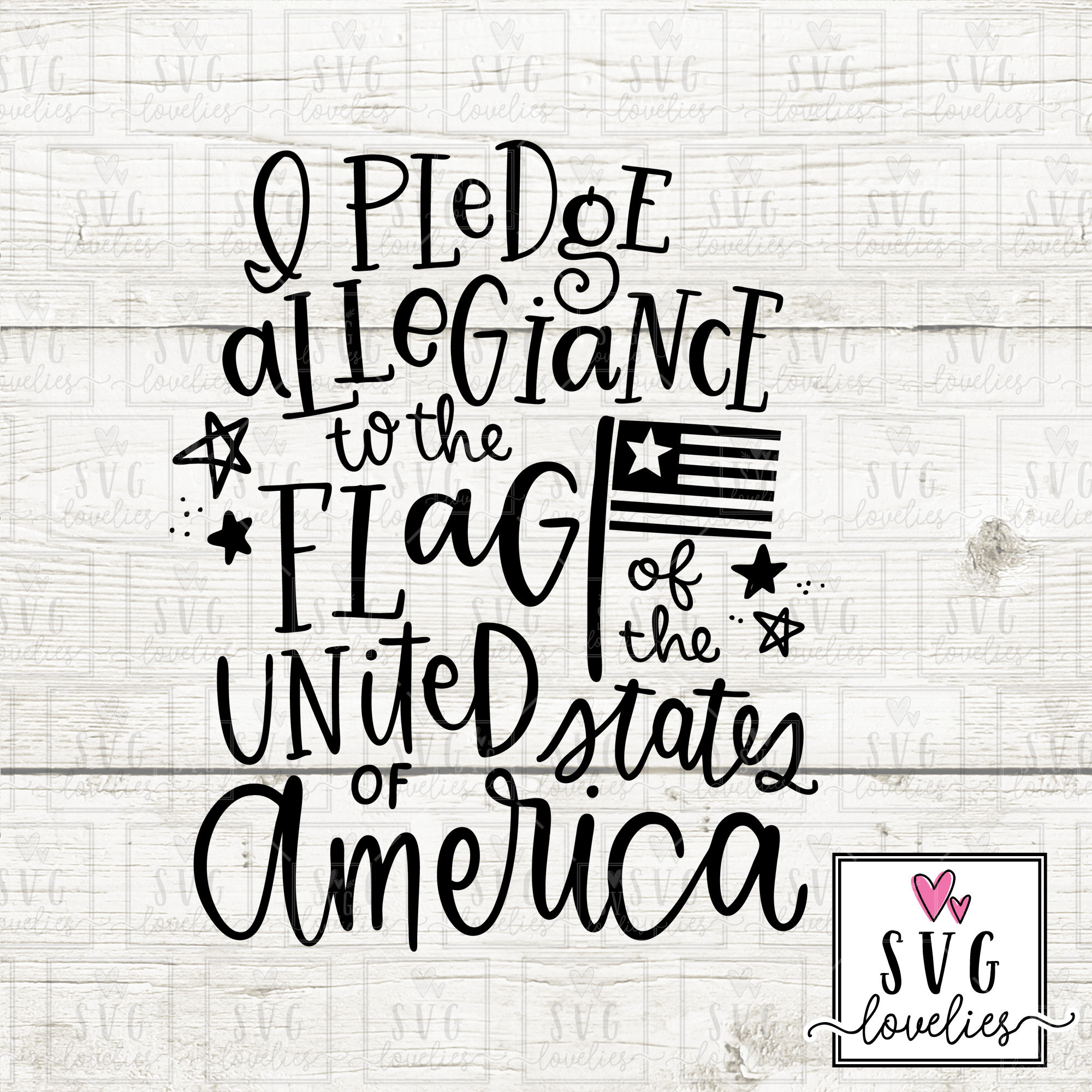 Pledge Clipart Black And White