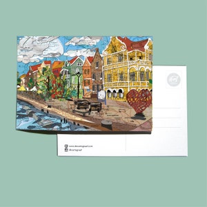 World Map Post Card - Caribbean Series - Etsy