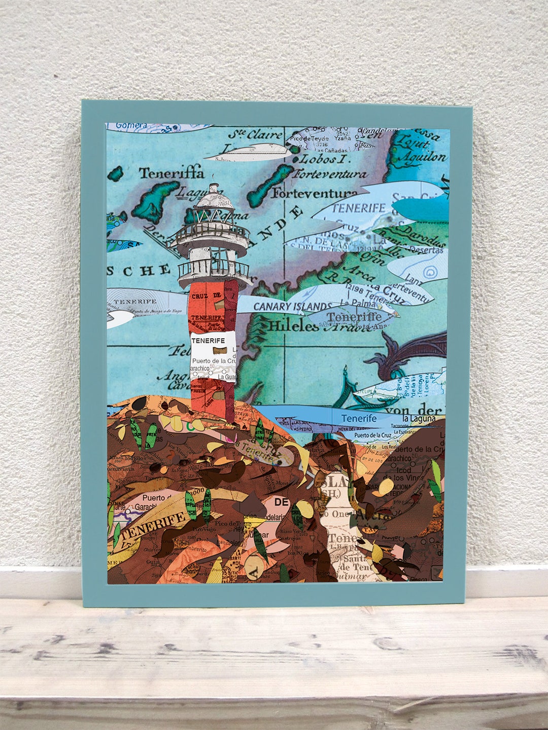 World Map Poster - Spain and Portugal - Etsy